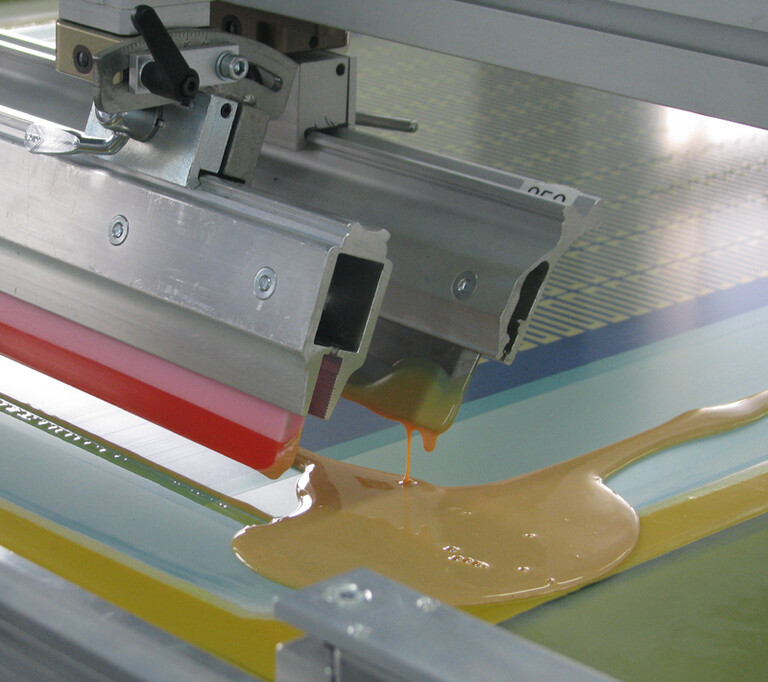 Principe de la sérigraphie - Thieme, machines de sérigraphie